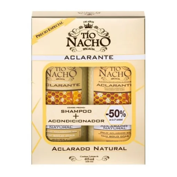 Tio Nacho Kit Sh+Ac Aclarante 415ml - TIO NACHO - MegaCosméticos